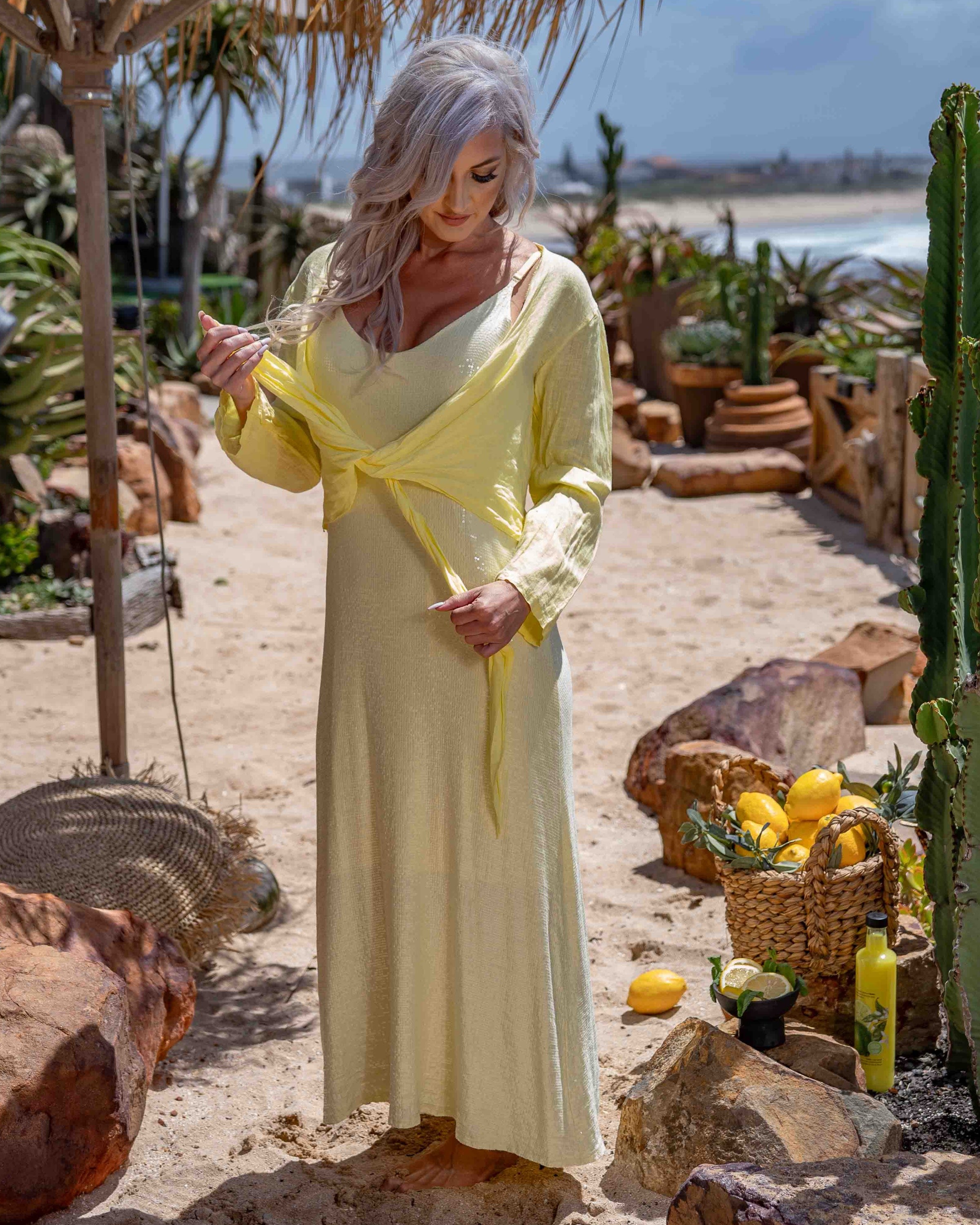 Perfect Match Bolero | Sorbet Yellow